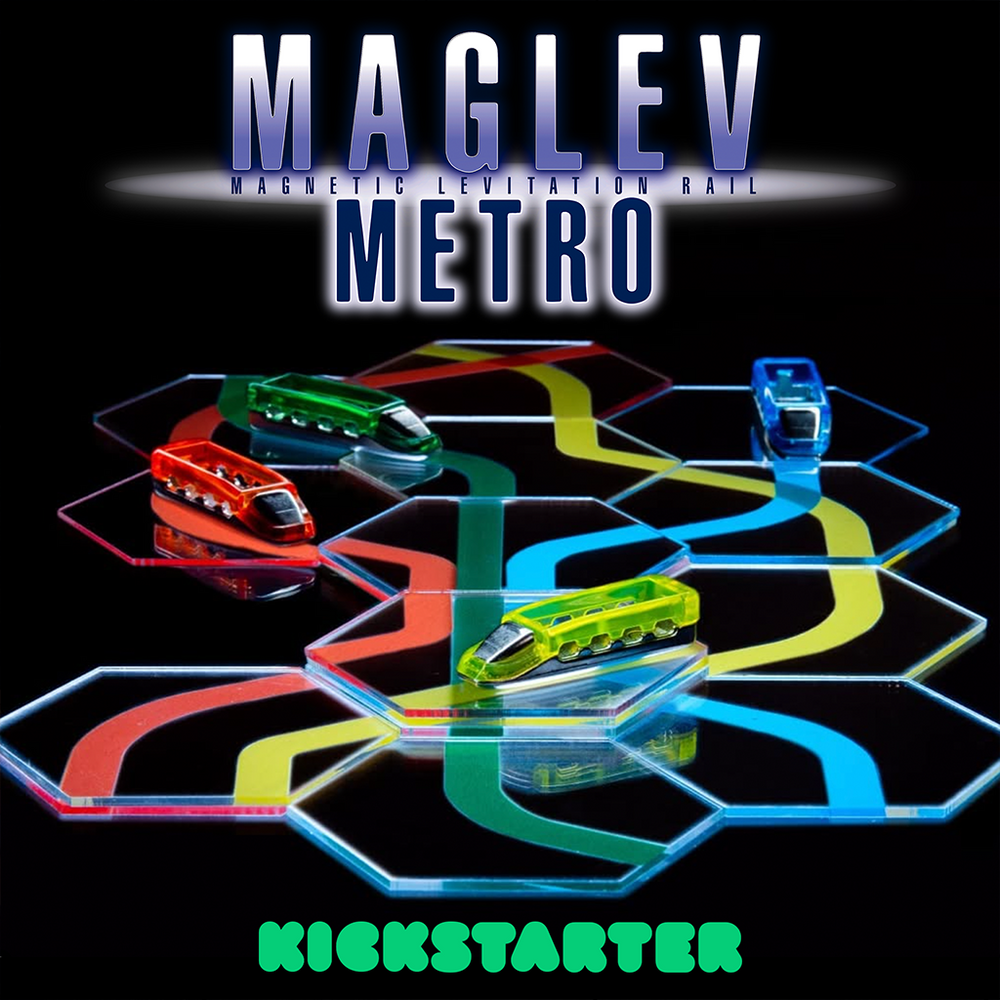 Maglev Metro Returns to Kickstarter April 22nd! - Bezier Games