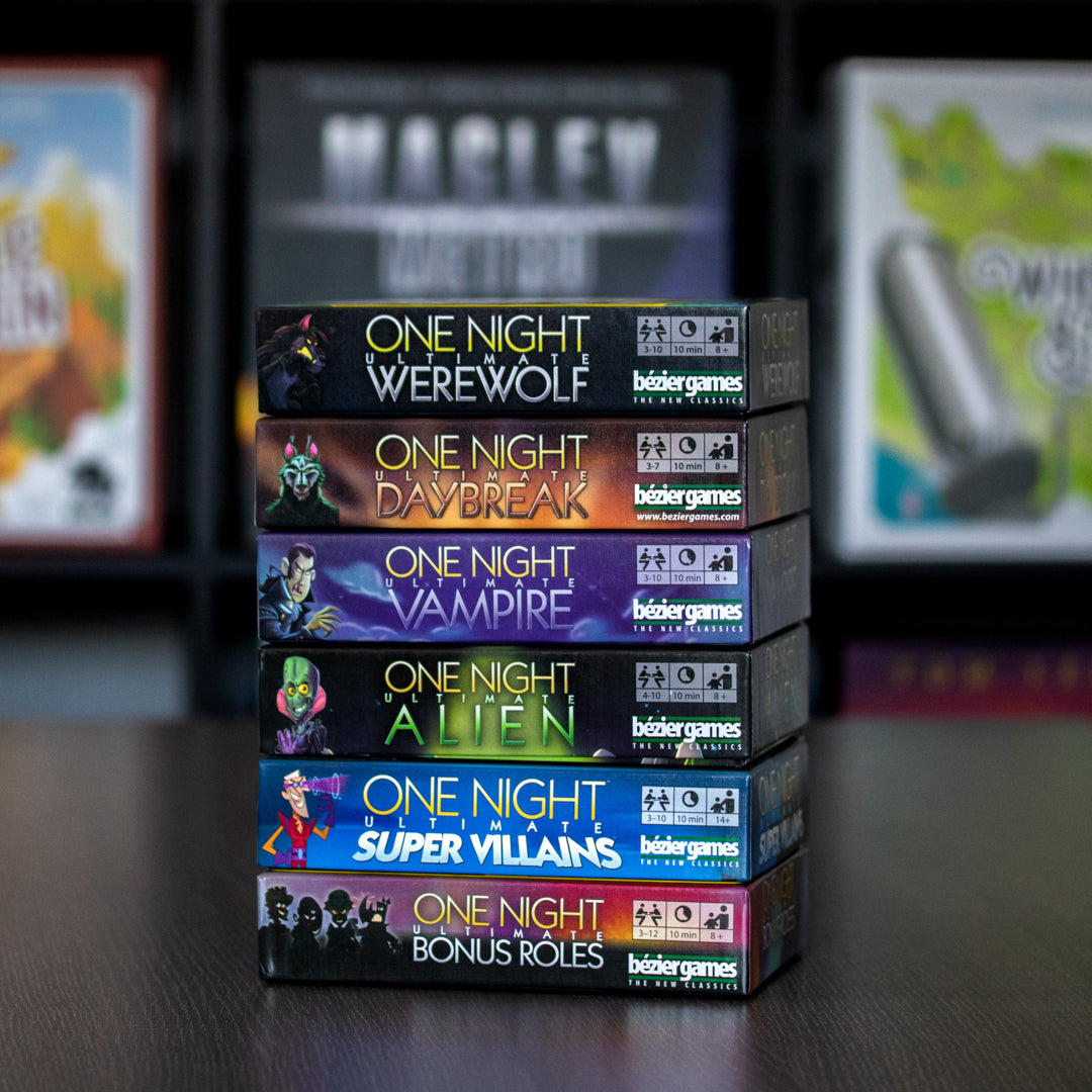 One Night Ultimate Werewolf Combinations - Bezier Games